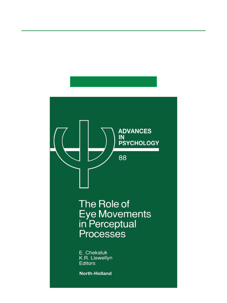 Eye Movements and Perception Insights | PDF