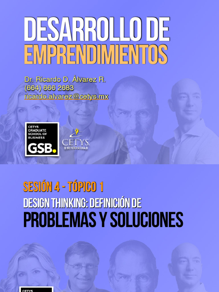 Definiendo Problemas y Soluciones. Ideando Modelos de Negocio | PDF | Negocios económicos ...