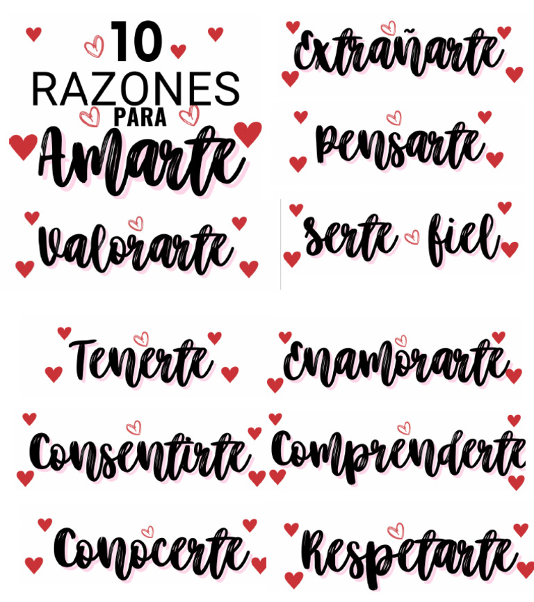 10 Razones para Amarte MONICA | PDF