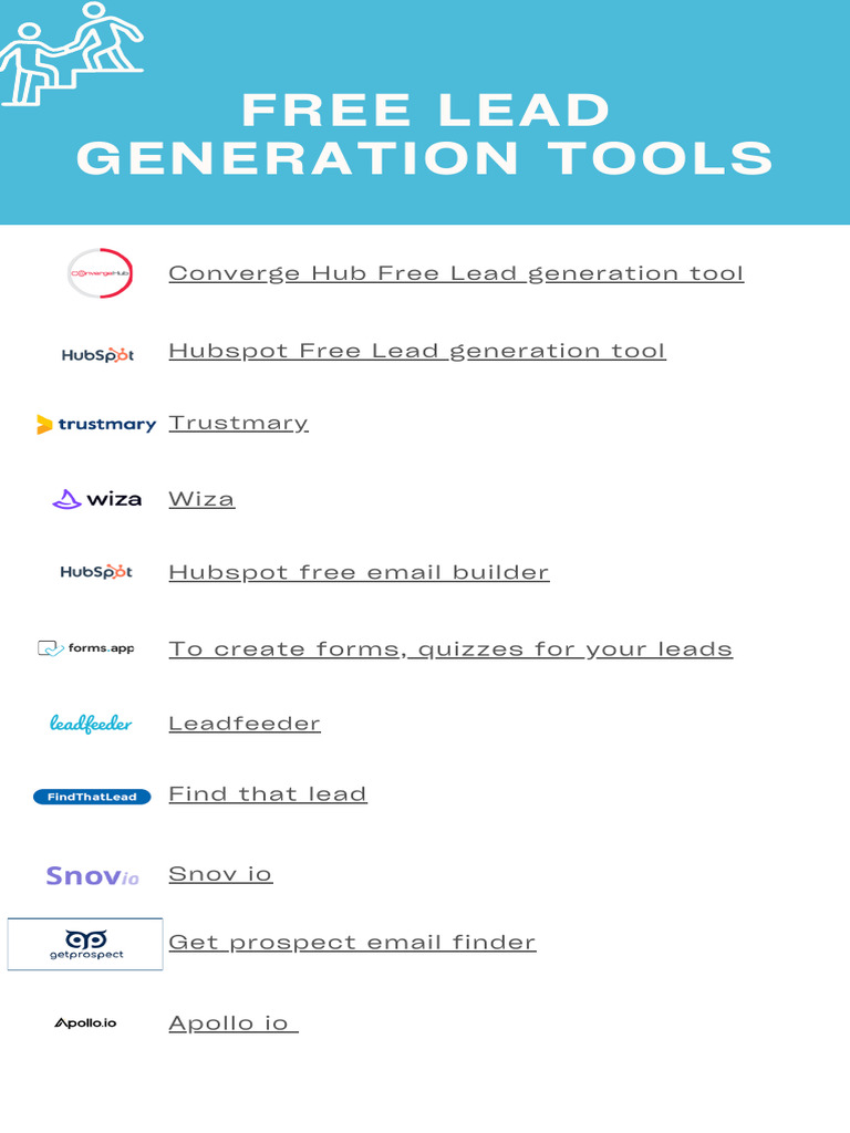 Free Lead Generation Tools Overview | PDF