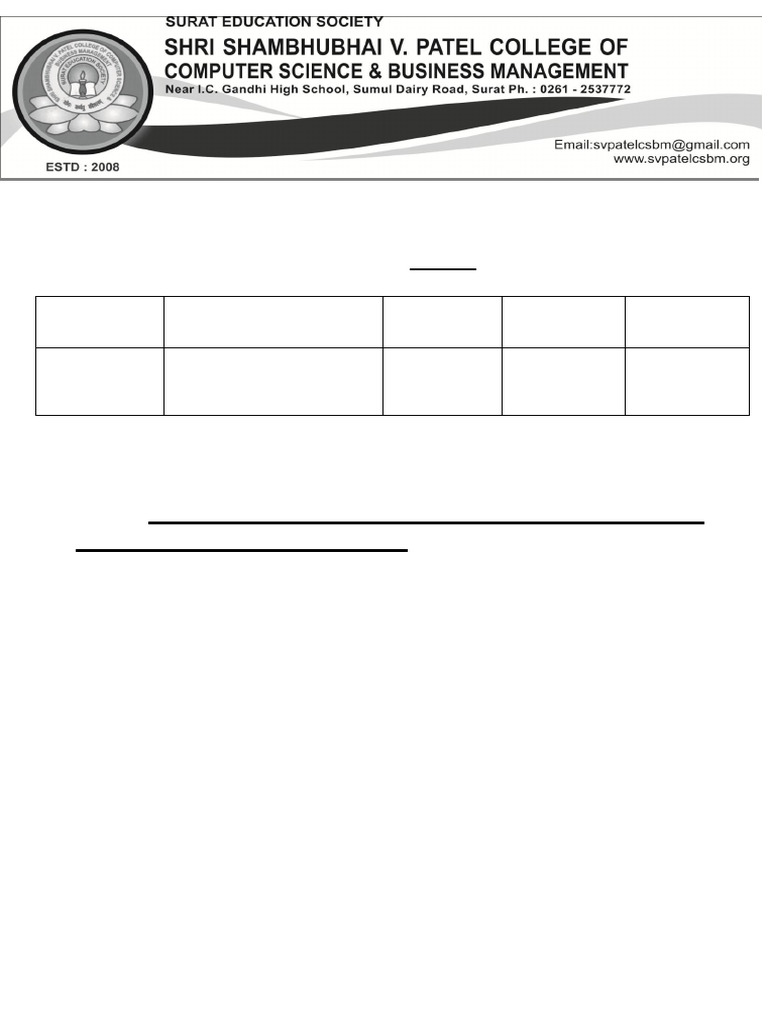 Atkt Sem 1 Fybca University Practical Exam Schedule | PDF