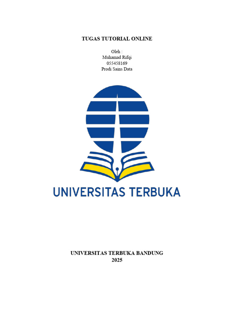 Saya Sedang Berbagi 'TUGAS 2 METODE STATISTIKA1' Dengan Anda | PDF