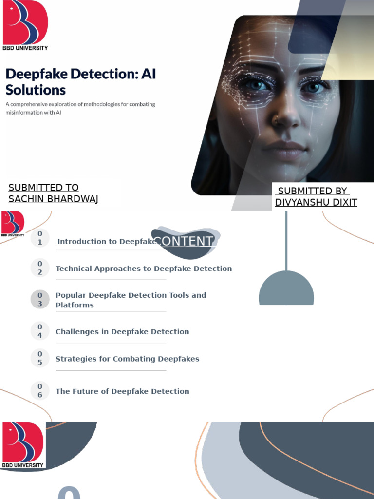 Deepfake Detection: Techniques & Tools | PDF | Machine Learning | Deep ...