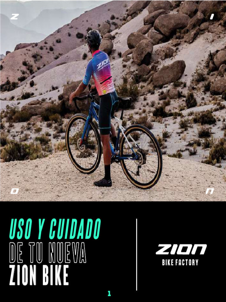 Manual Zion Bikes 2024 | PDF | Tráfico | Ingeniería mecánica