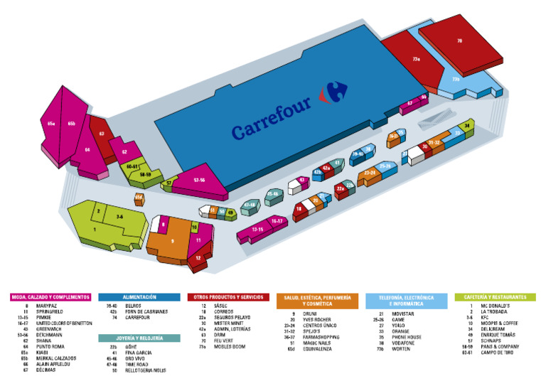 Mapa Centro Comercial Montigala ES | PDF