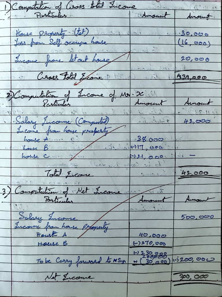 Income Tax - 2 Sums Unit 3 Ans | PDF