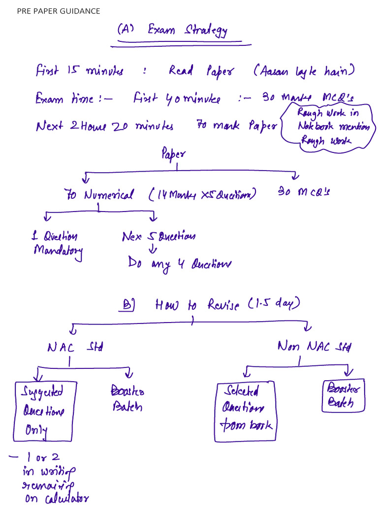 Pre Paper Guidance | PDF