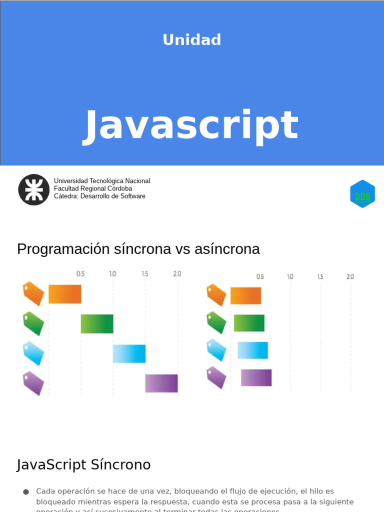 DDS - (3 de 3) Javascript | PDF | Devolución de llamada (programación de computadora) | Script Java
