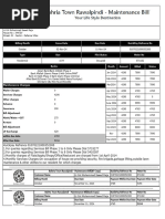 Housing-society-maintenance-bill-format-01 | PDF | Payments