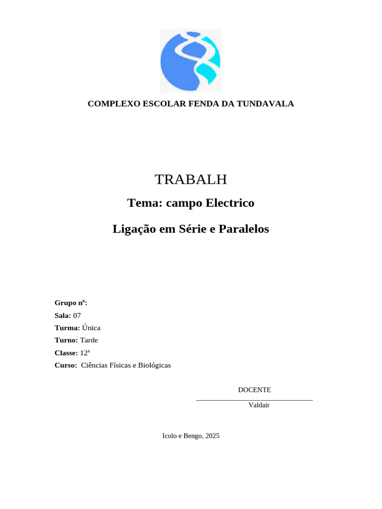 Complexo Escolar Fenda Da Tundavala | PDF