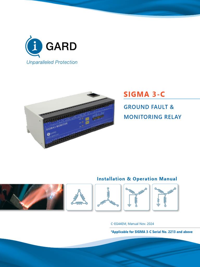 Manual Sigma3c NGR Relay | PDF | Power Supply | Relay