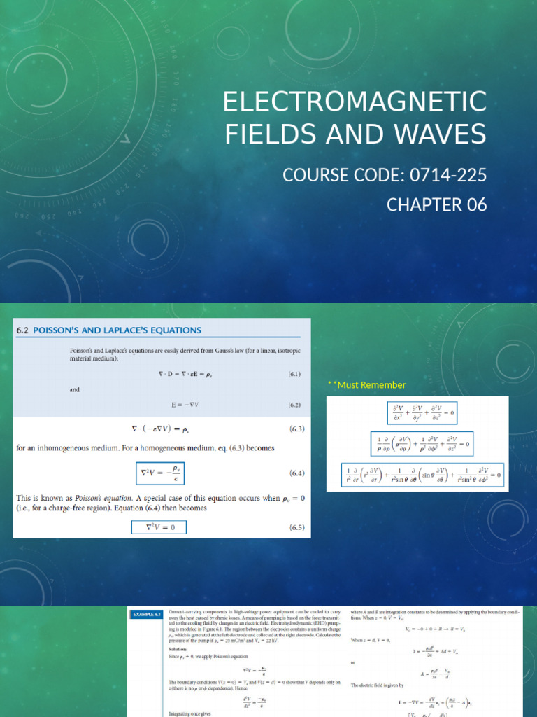 Electromagnetic - Fields - and - Waves - Chapter 6 | PDF