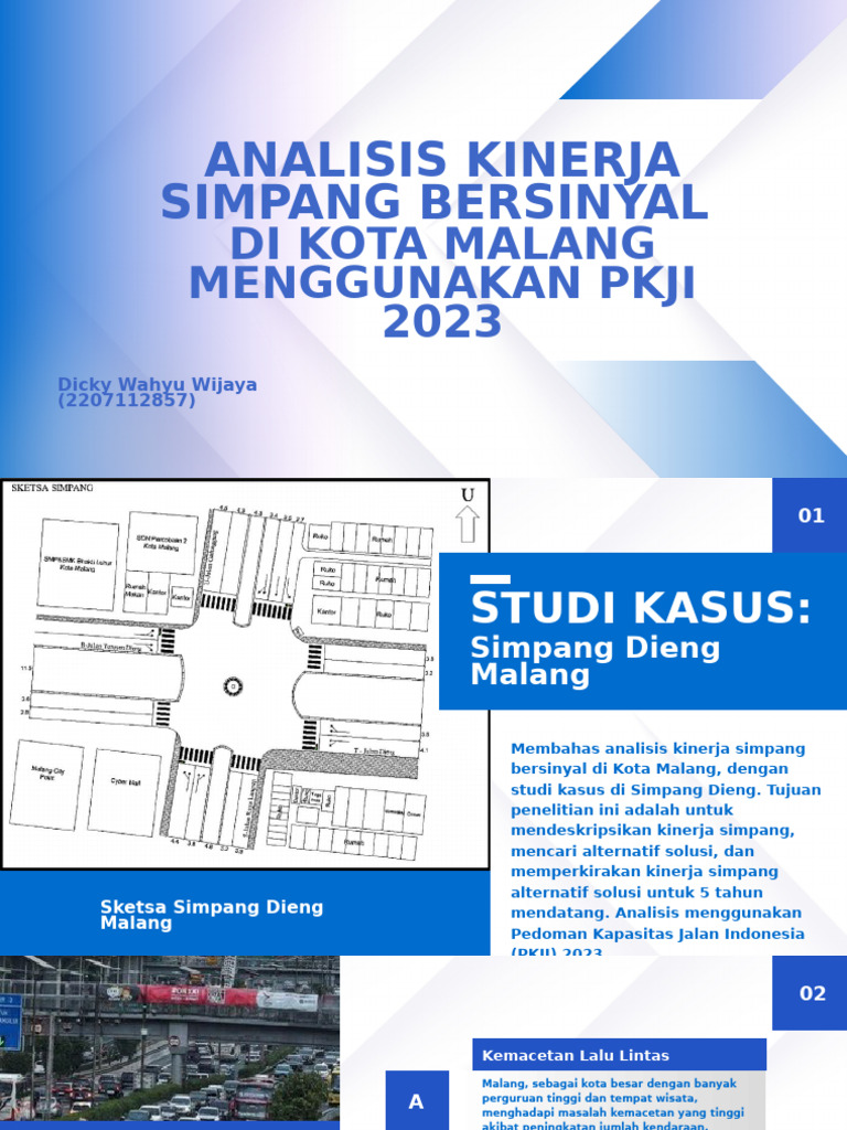 Review Jurnal Simpang Bersinyal Menggunakan PKJI 2023 | PDF