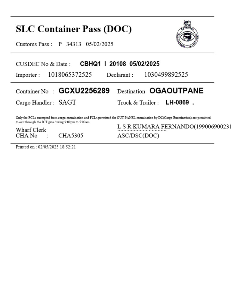 LH-0869 Out | PDF
