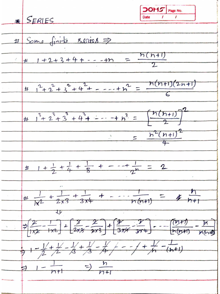 Series Maths - 20250516 | PDF