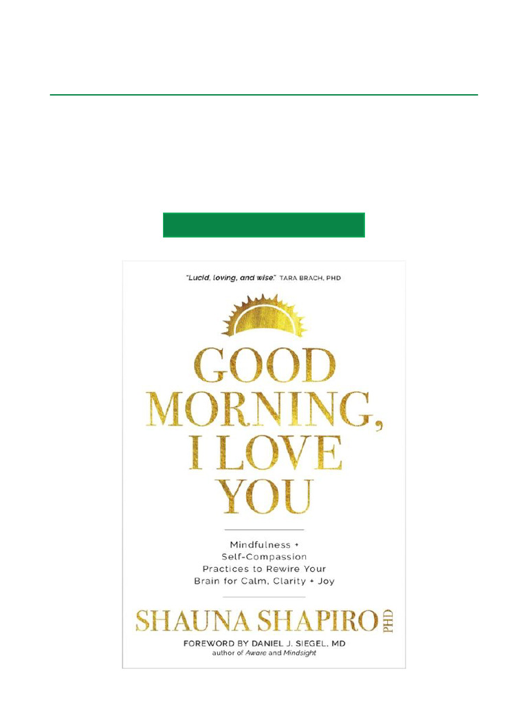 Good Morning, I Love You: Free PDF Download | PDF
