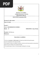 Grade 6 Term 1 Maths Test 2025 | PDF