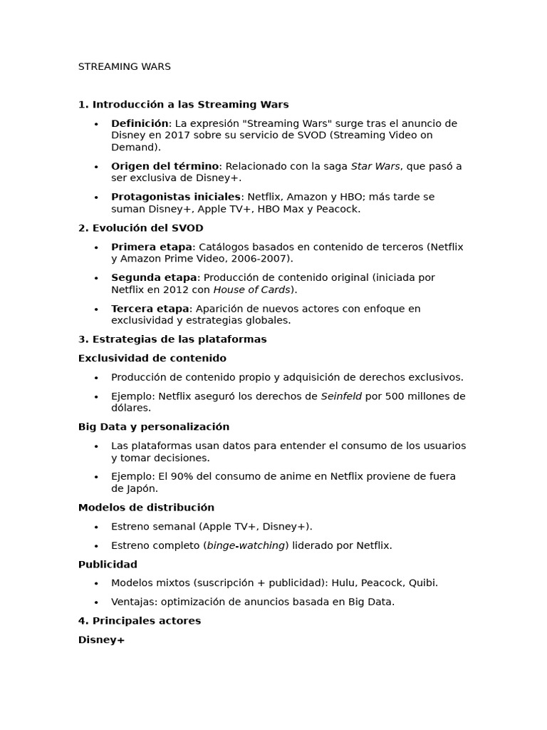 Guía de las Streaming Wars | PDF | Netflix | Hulu
