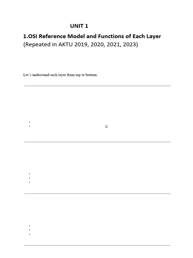 Computer Network 5 Years Paper Solution BY ABHISHEK YADAV | PDF ...