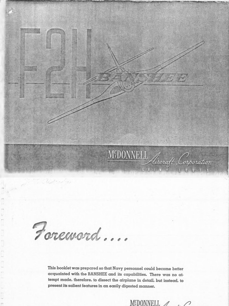 F2H Banshee Introduction Brochure | PDF