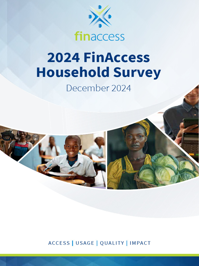 2024 Finaccess Household Survey Main Report | PDF | Sampling ...