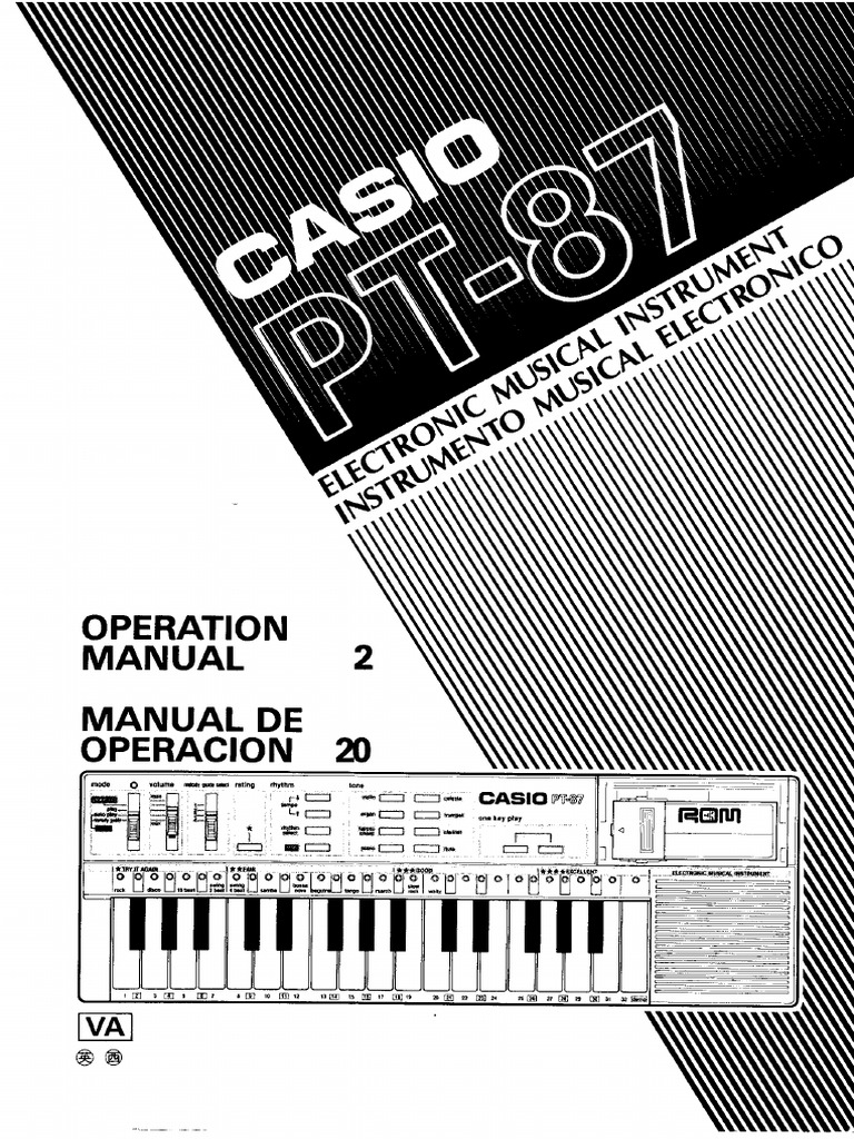 Casio PT-87 Owners Manual | PDF