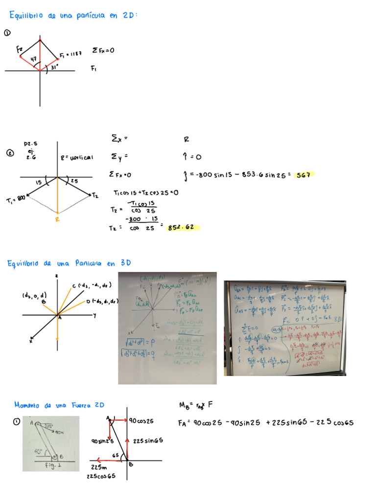 Guía Estática 1 | PDF
