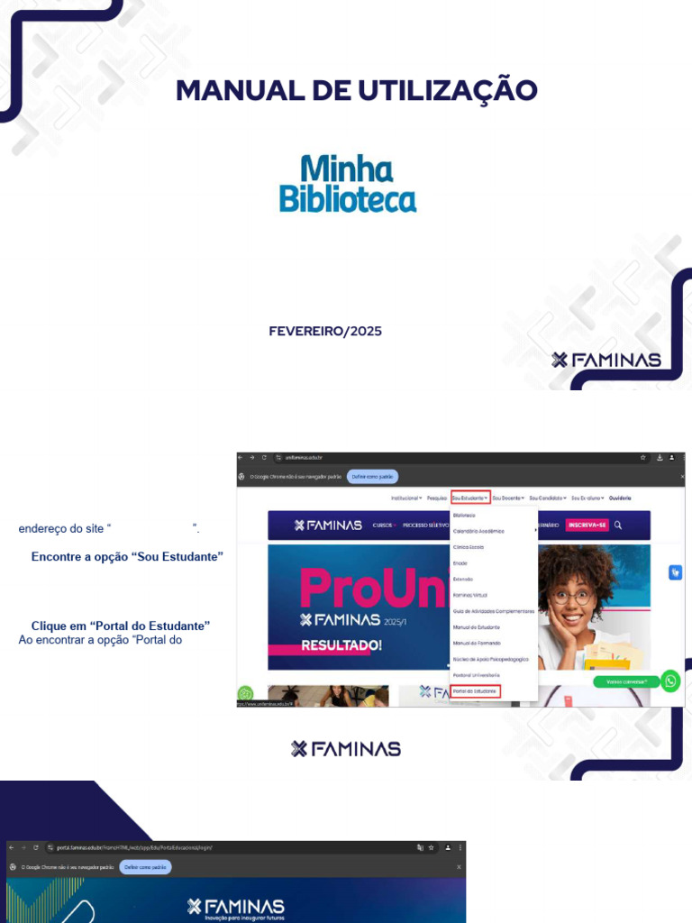 Tutorial Minha Biblioteca | PDF