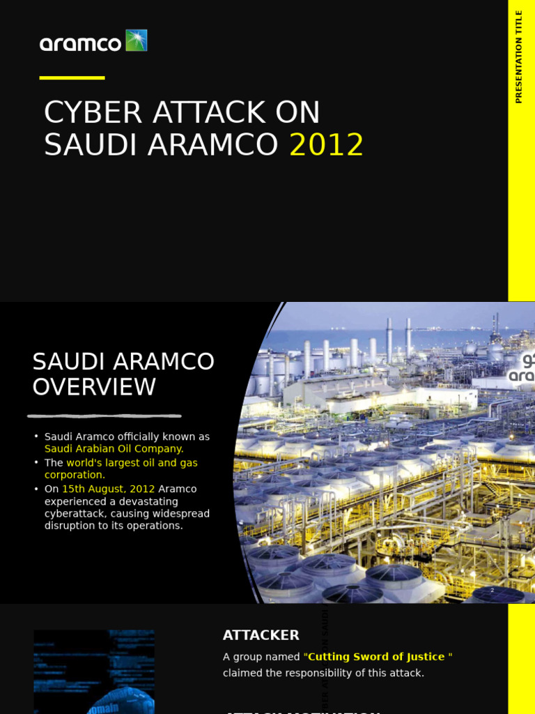 Saudi Aramco Cyber Attack Overview 2012 | PDF | Security | Computer ...