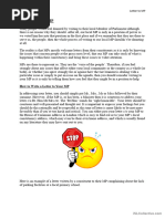 Formal Letter Template to Your MP | PDF