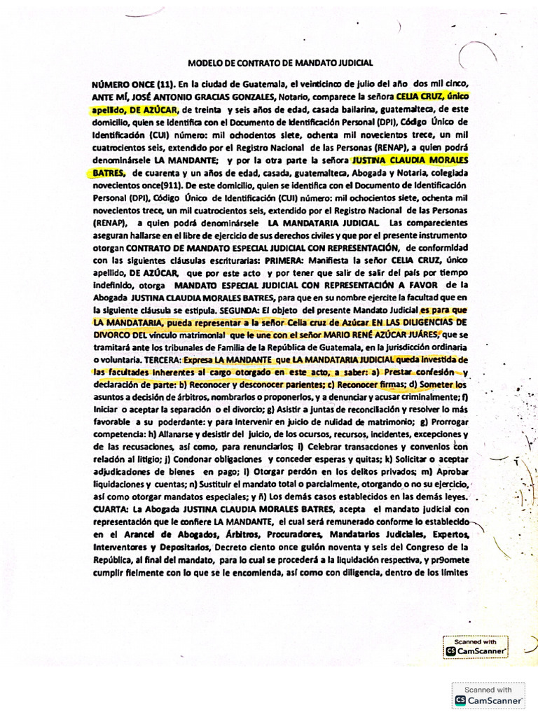 Contrato de Mandato | PDF