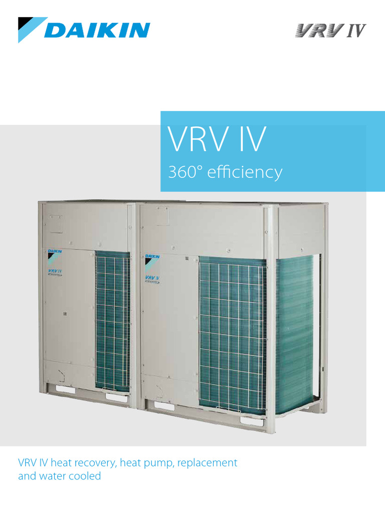 VRV IV Heat Recovery & Pump Solutions | PDF