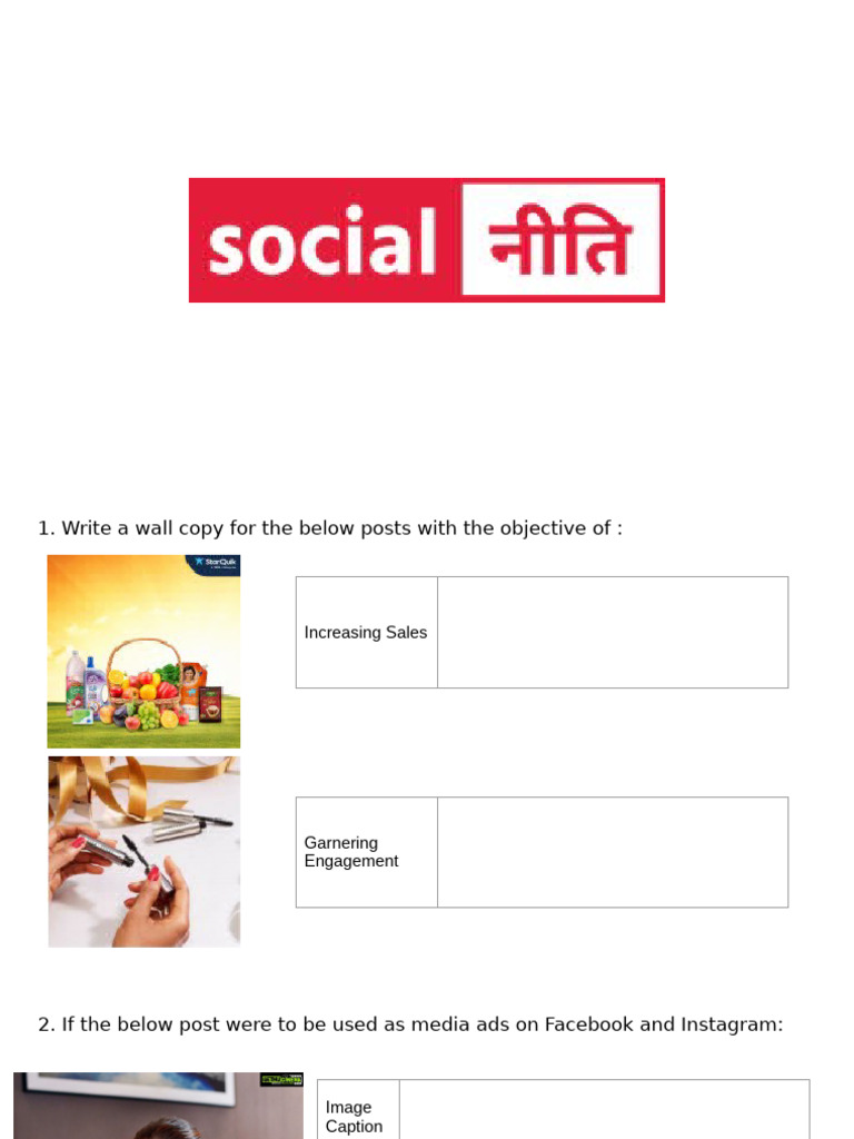Account Manager Assignemnt - Social Neeti | PDF
