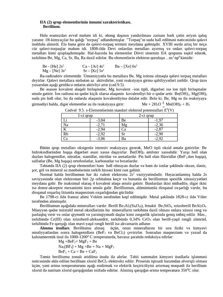 2A qrup metallar | PDF