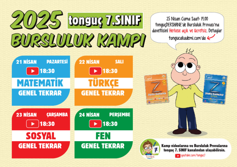 2025 Bursluluk Kampı 7.SINIF | PDF