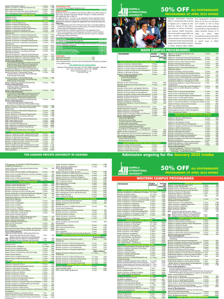 Intake Programmes APRIL 2025 Flyer A3 FOLD (FOREIGN) | PDF | Bachelor's ...