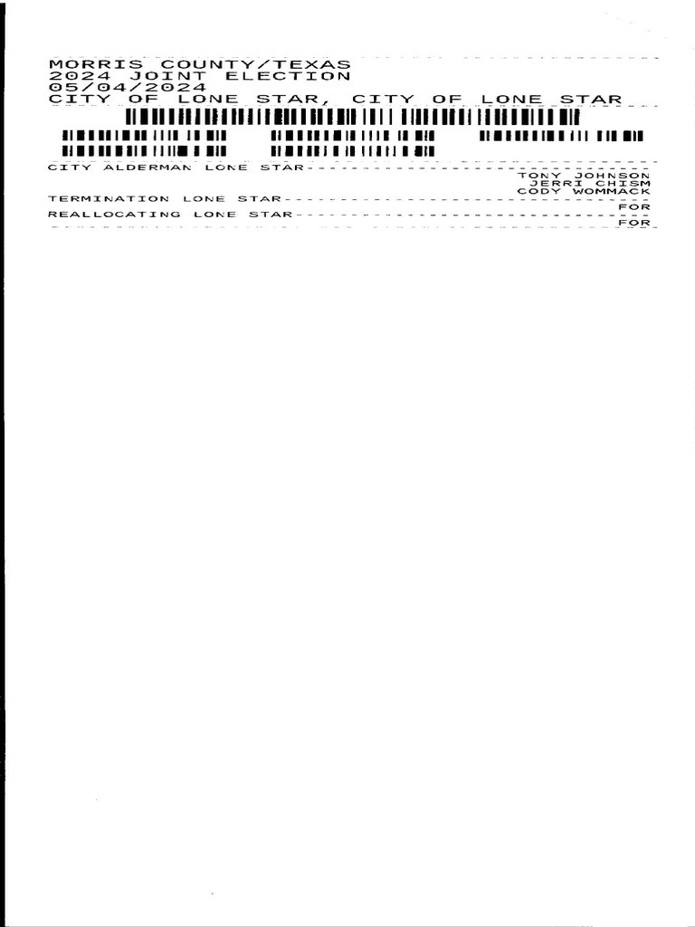Election Day Ballot Images | PDF