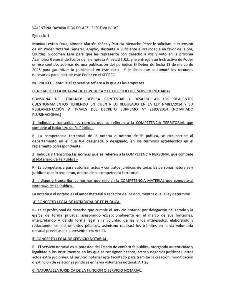 Derecho Notaria | PDF | Derecho Civil (Common Law) | Ley común