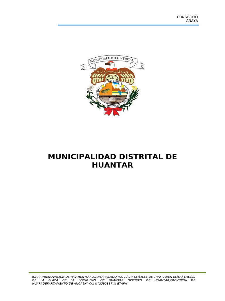 7.memoria Descriptiva Crono | PDF | Hormigón | Alcantarillado