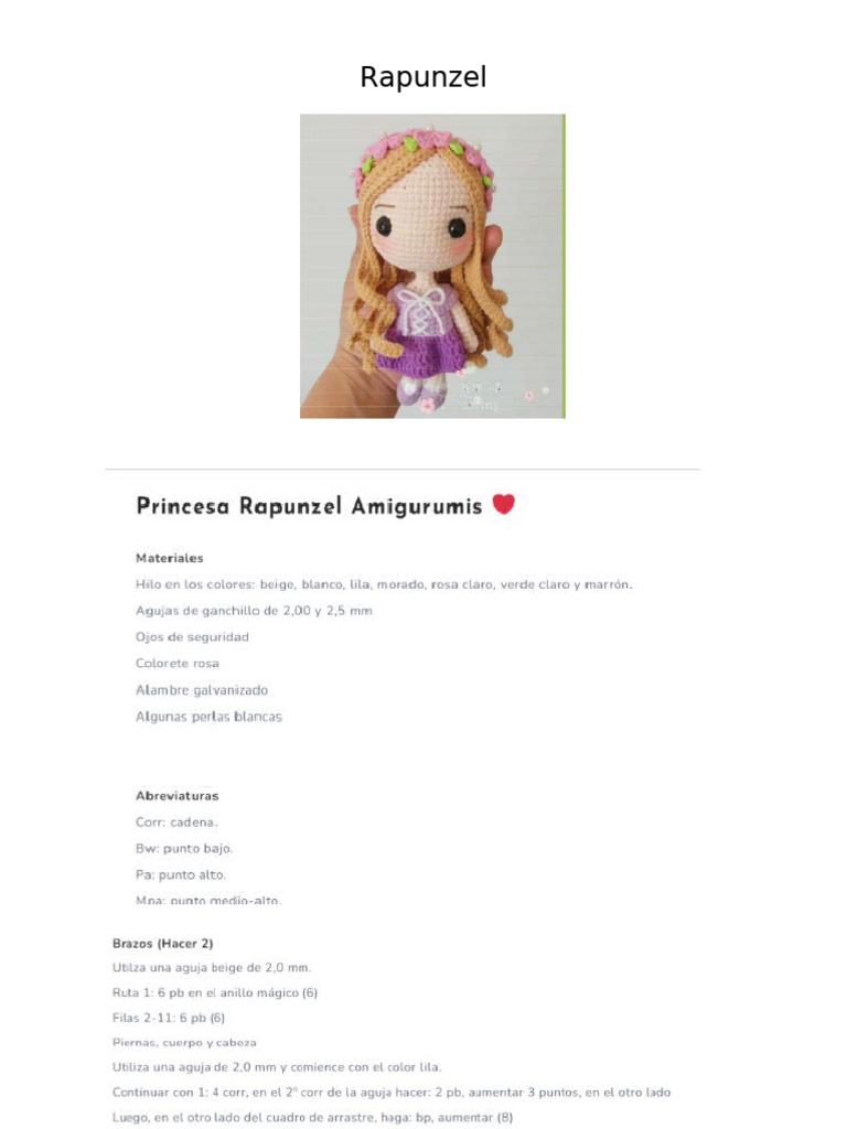 Rapunzel | PDF