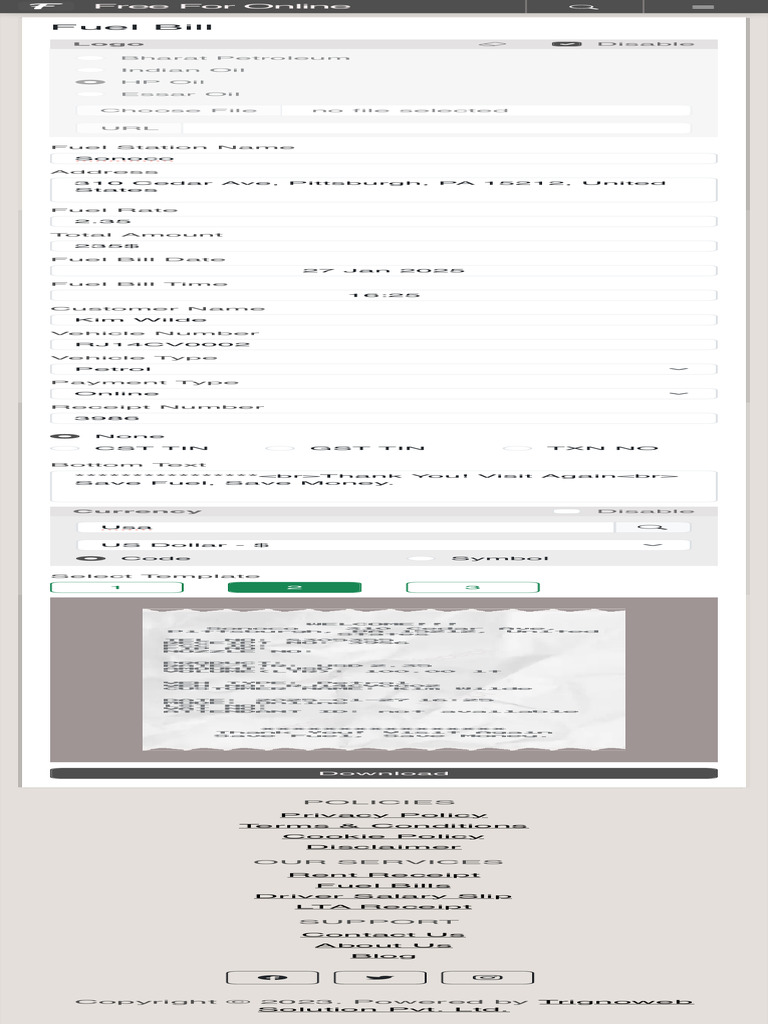Generate Fuel Bill Free | PDF | Financial Markets | International Finance