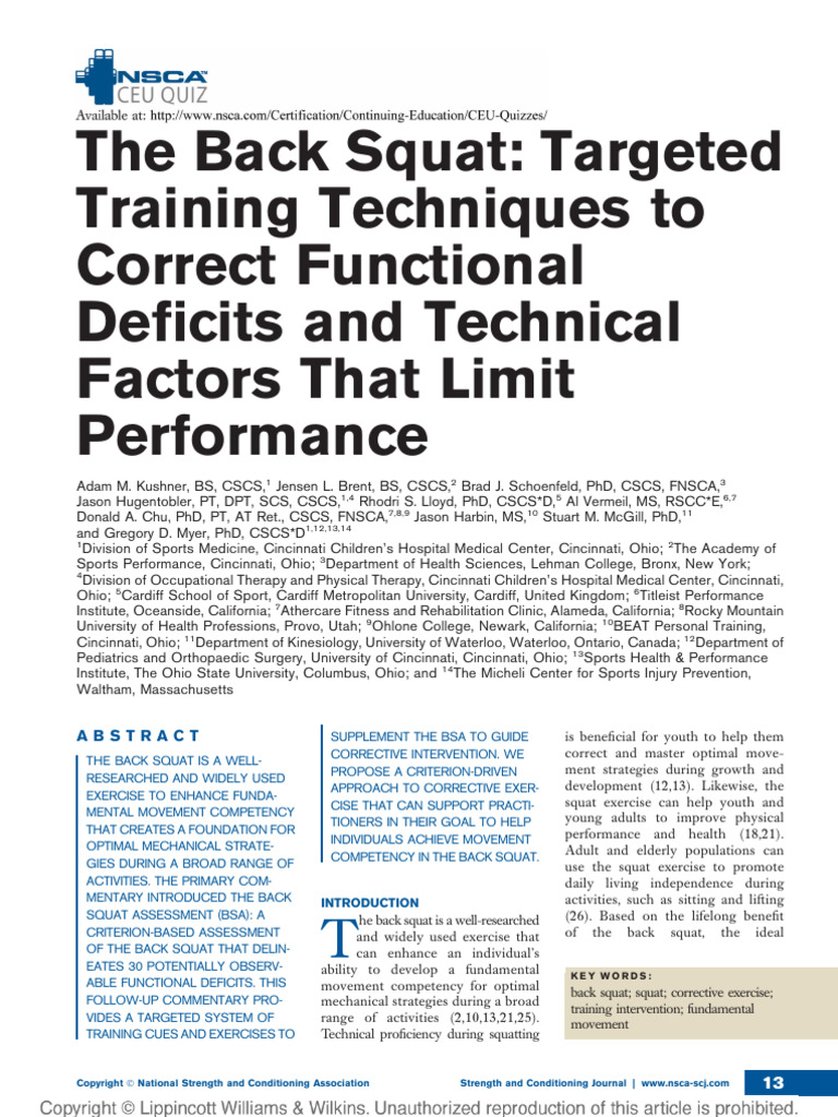 the_back_squat__targeted_training_techniques_to.2 | PDF | Thorax ...