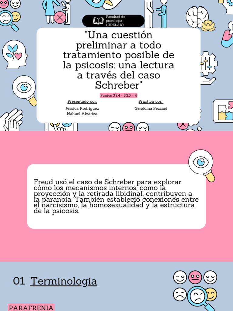 Freud y el caso Schreber: psicosis y narcisismo | PDF | Neurosis | Engaño