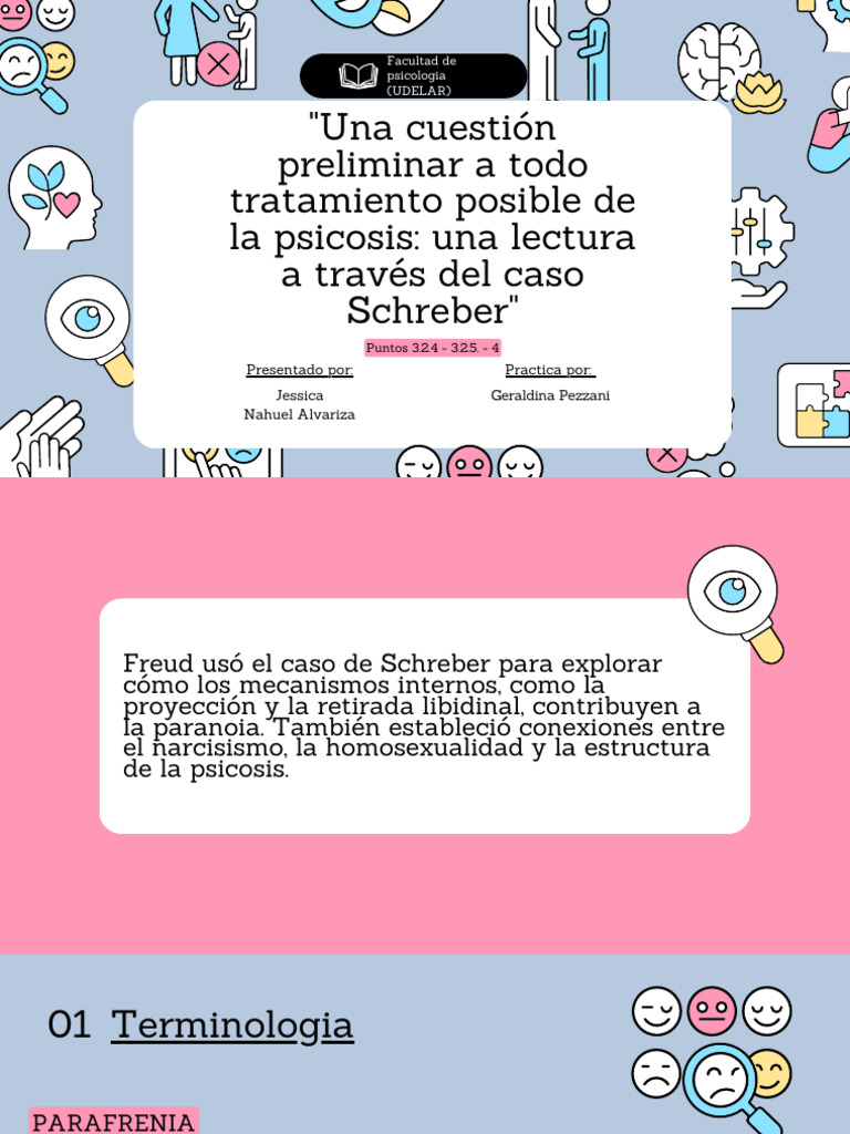 Parafrenia y el caso Schreber en Freud | PDF | Psicología anormal ...