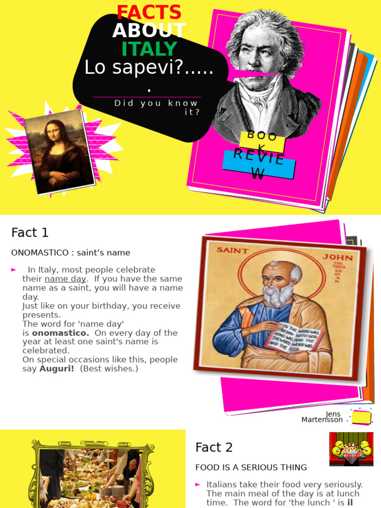 10 Fascinating Facts About Italy | PDF | Italy