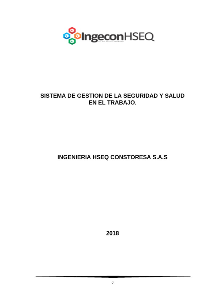 Manual SG-SST | PDF | Seguridad y salud ocupacional | Business