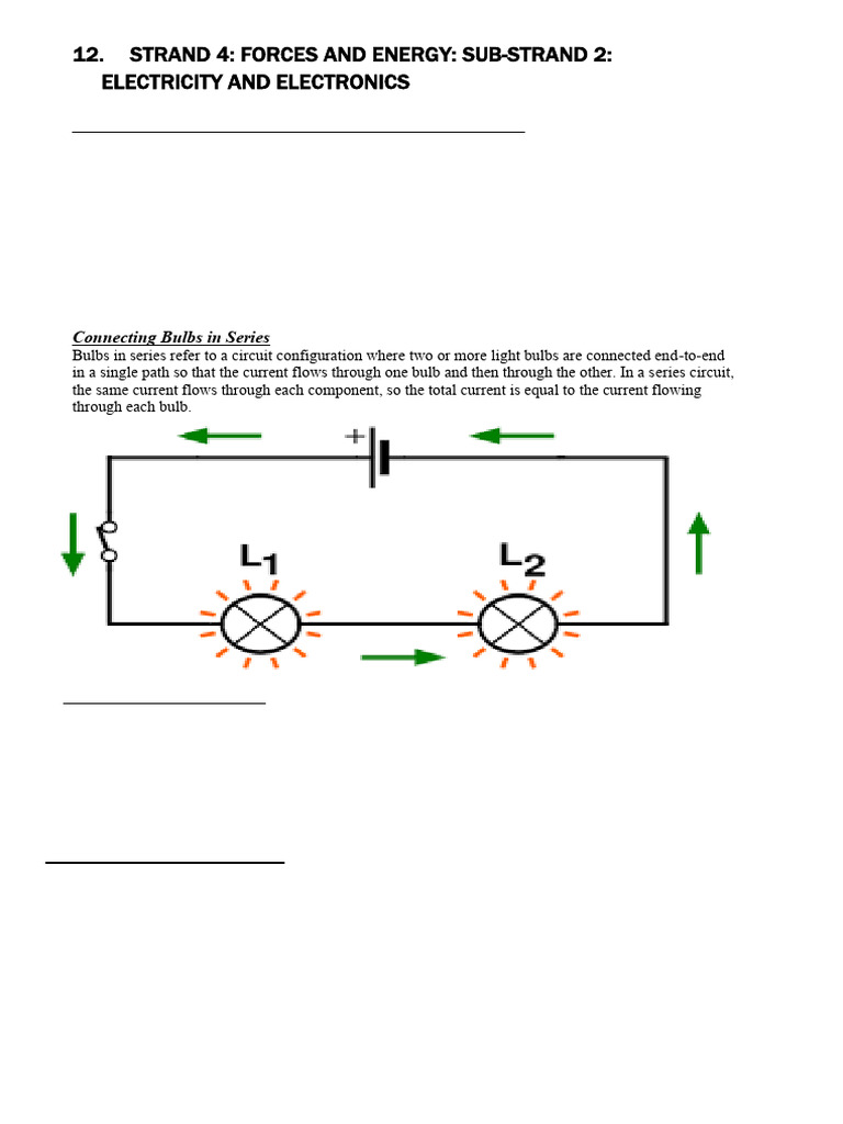 3.1.1 Electricity and Electronics | PDF | P–N Junction | Series And ...