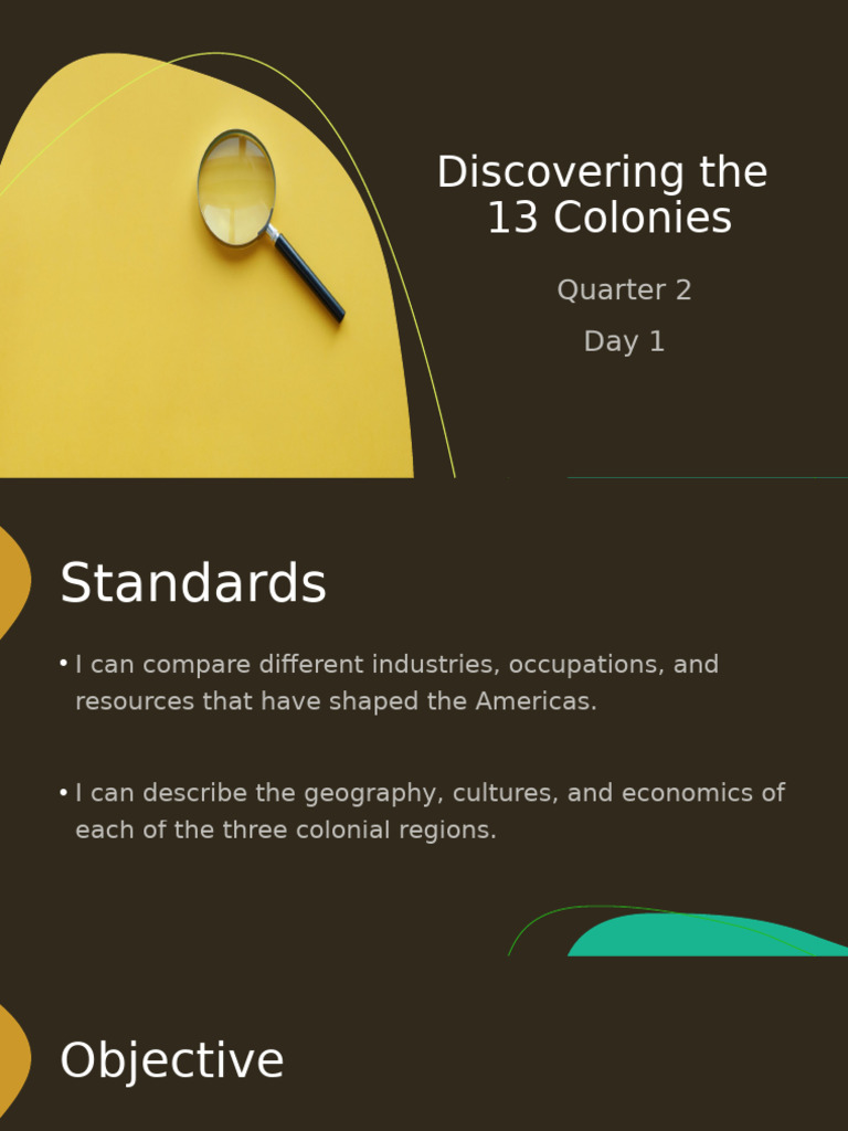 Discovering The 13 Colonies Presentation | PDF | New England