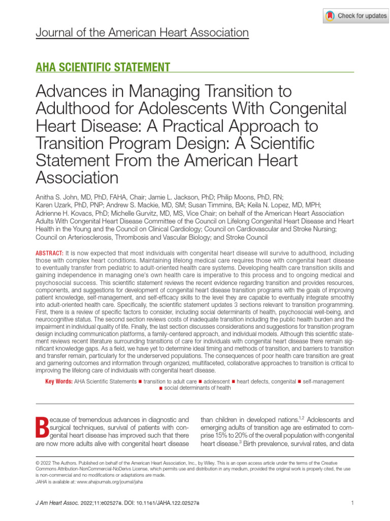 John-Et-Al-2022-Advances-In-Managing-Transition-To-Adulthood-For ...
