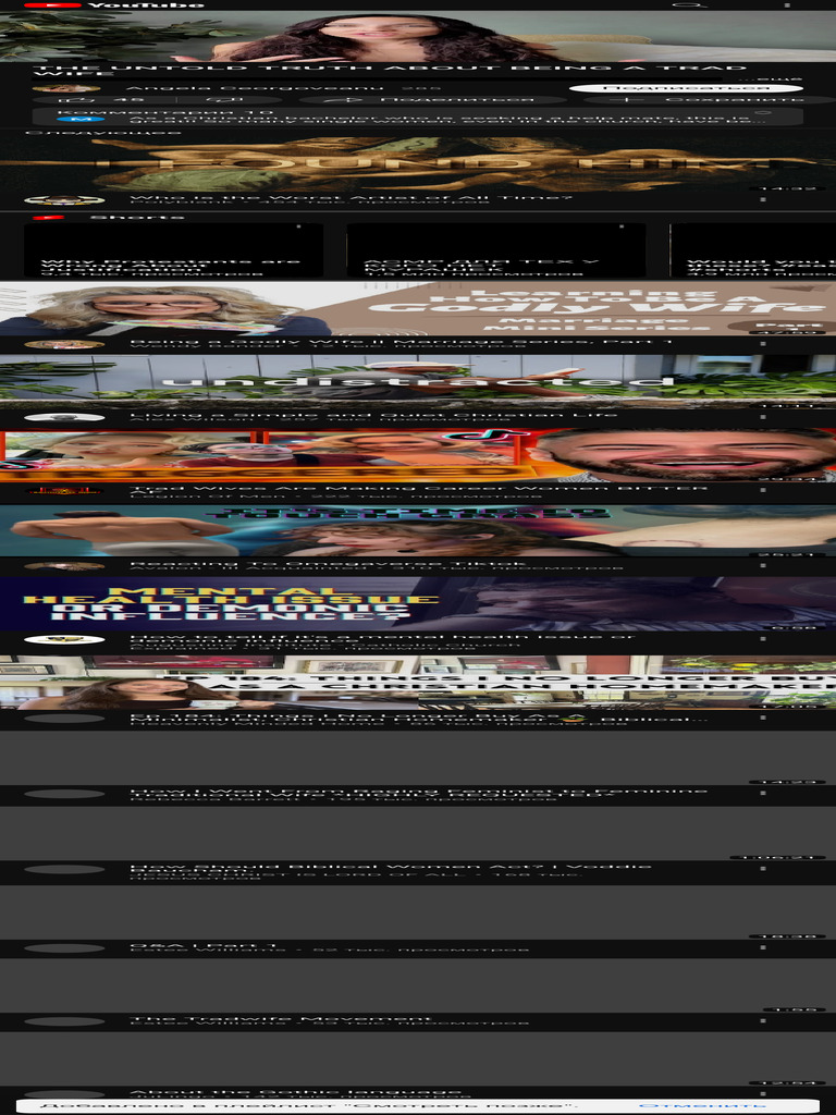 The Untold Truth About Being A Trad Wife - Youtube | PDF | Religious ...